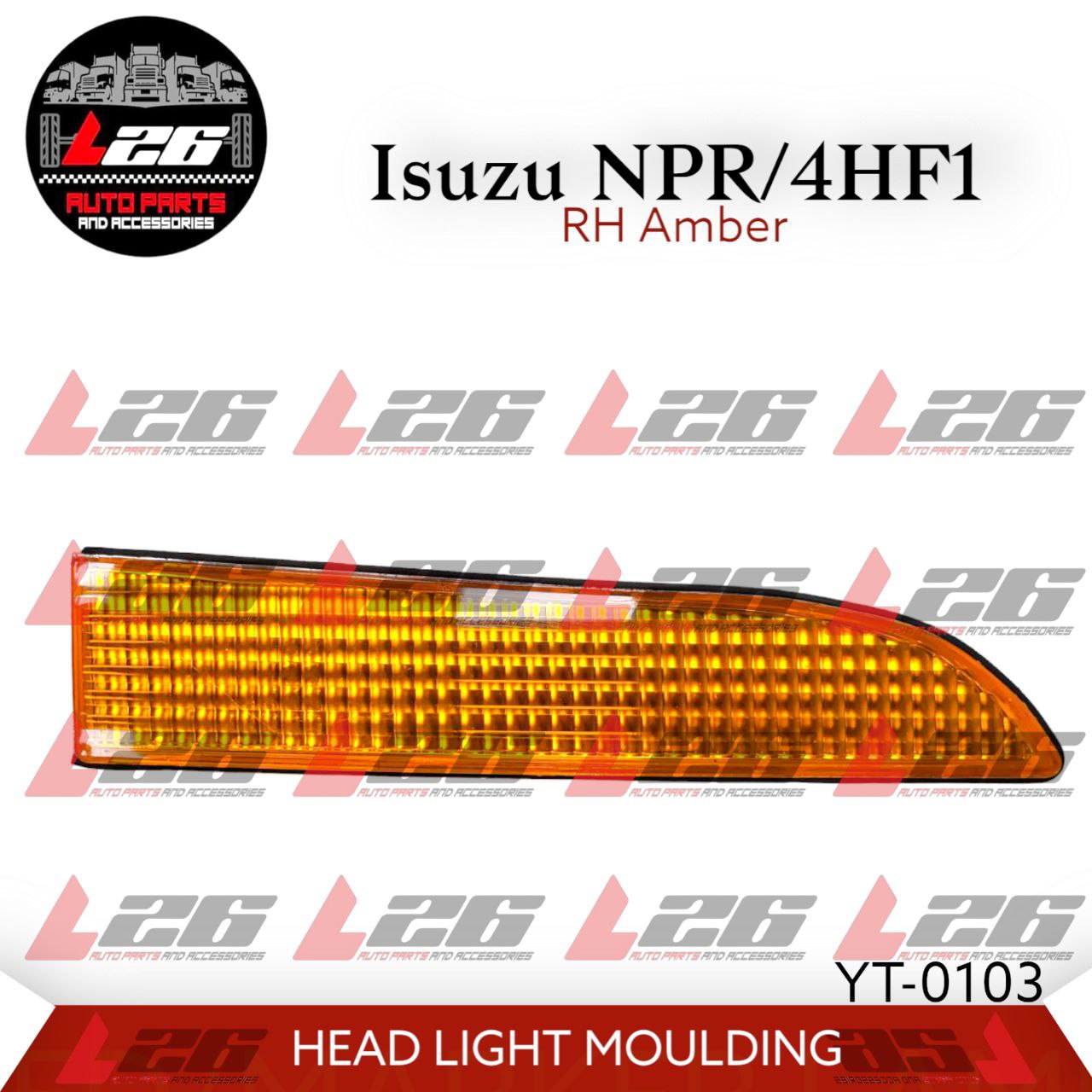 Isuzu Elf NKR/NPR/NHR Kilay/Reflector Headlight Lower Trim/Moulding yt ...