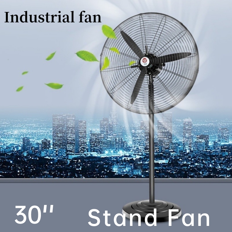 Stand Fan 30 Inches Industrial Standard Big Electric Fan Heavy Duty ...