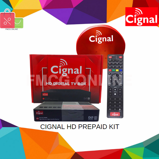Cignal Prepaid Set (With Dish, Box, and accesories) - Fmcgsalesshop ...