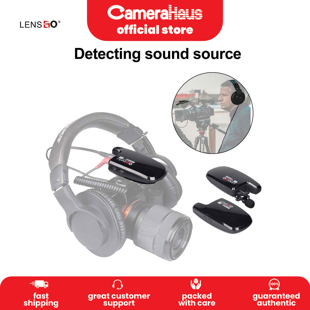 Lensgo 308C Mobile Lavalier Wireless Microphone System | Lazada PH