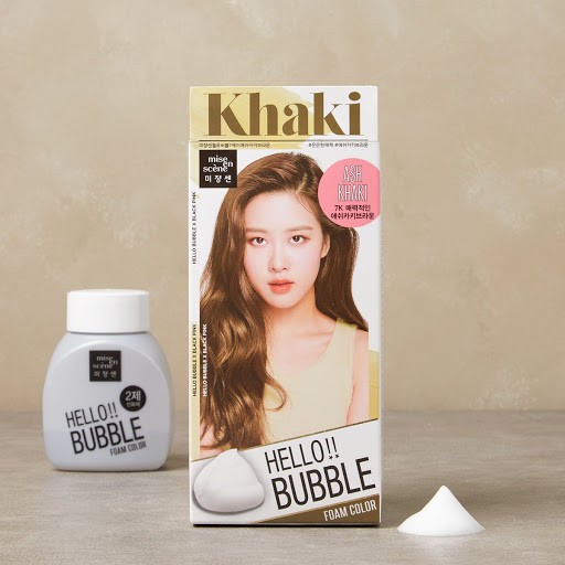 Mise En Scene HELLO BUBBLE HAIR DYE PERMANENT COLOR X BLACKPINK HAIR ...