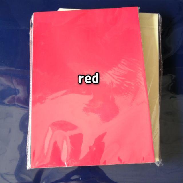 (80pcs) Fluorescent Sticker Paper A4/80gsm/matte For inkjet printer ...