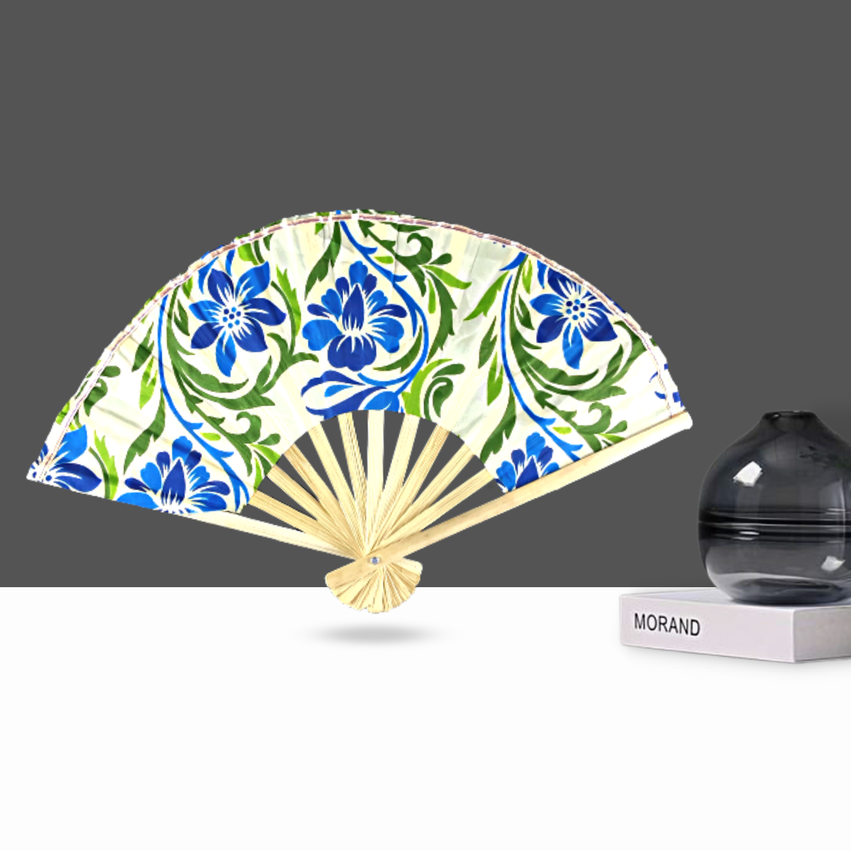 Colorful Floral Design Print Handheld Folding Hand Fan High Quality ...