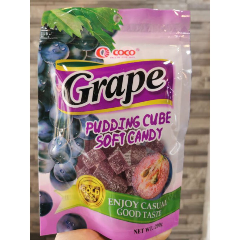 Coco Grape Pudding Cube Soft Candy | Lazada PH