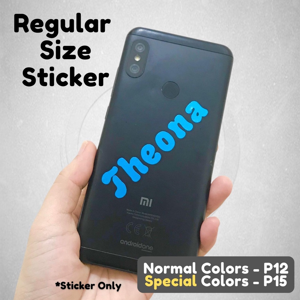 Holographic Sticker Custom Name Logo Decal Sticker Cutout | Lazada PH