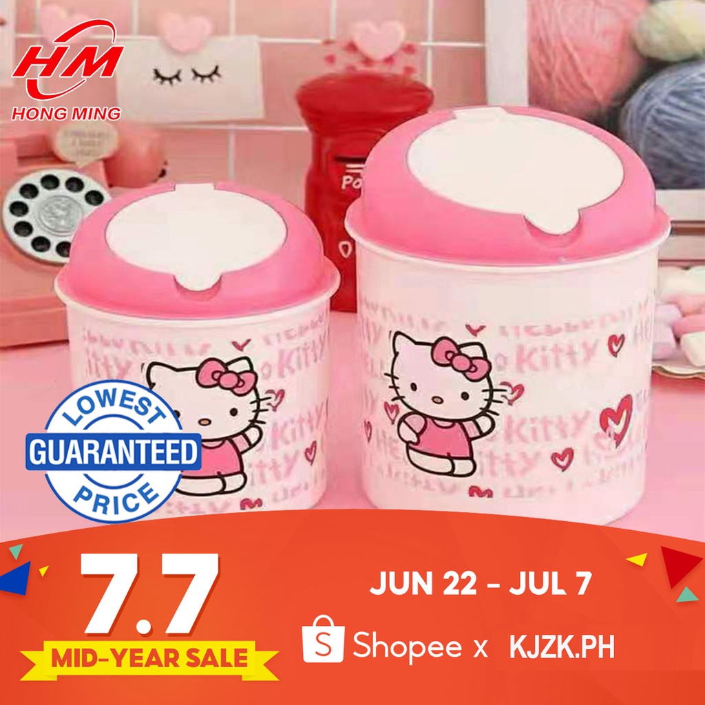 KJZK COD Hello Kitty Trashcan 2in1 | Lazada PH