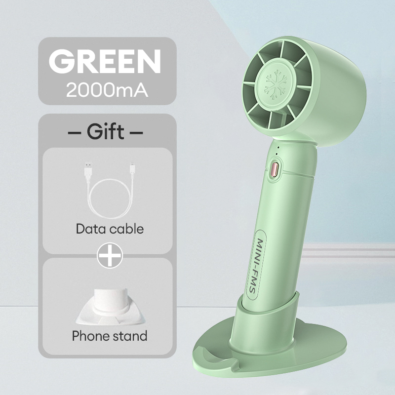 BIK Mini Fan Handheld Portable Rechargeable Electric Fans USB Strong ...