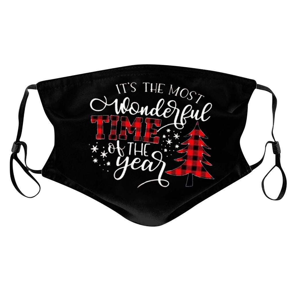 2021 happy new year Mask for face Men Cartoons Xmas Adult mascara Masks ...