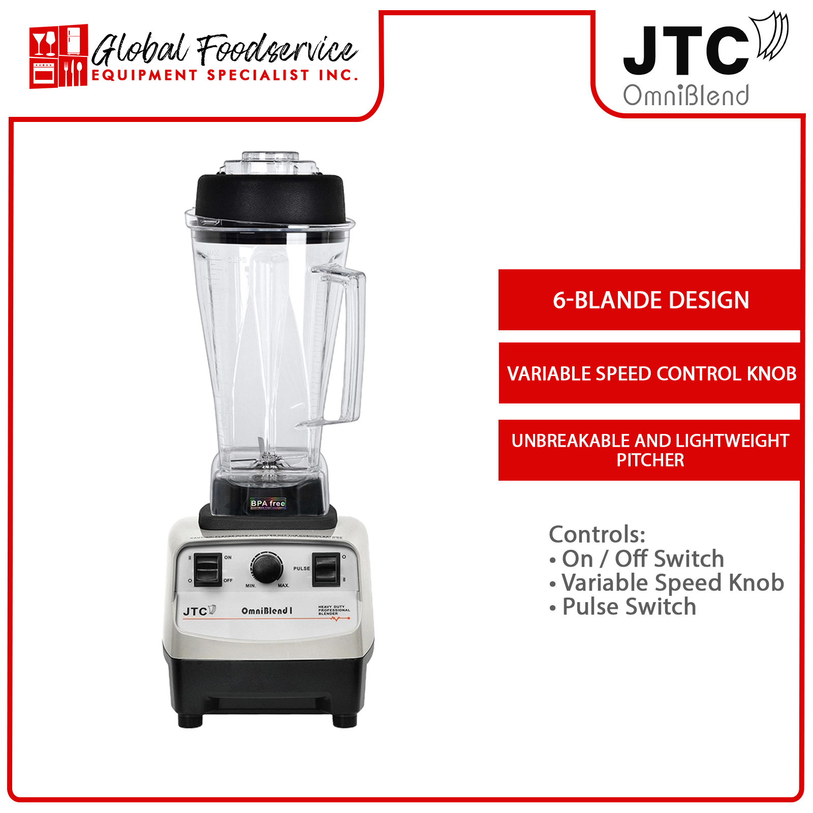 JTC Omniblend Commercial Blender - Model TM767 | Lazada PH