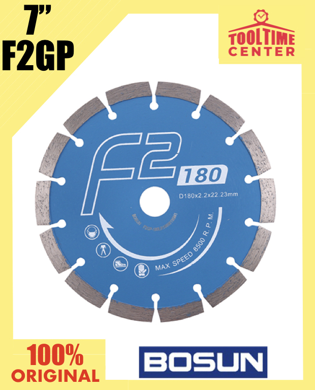 Bosun Super Thin Segmented Diamond Disc 7" for General Purpose F2GP ...