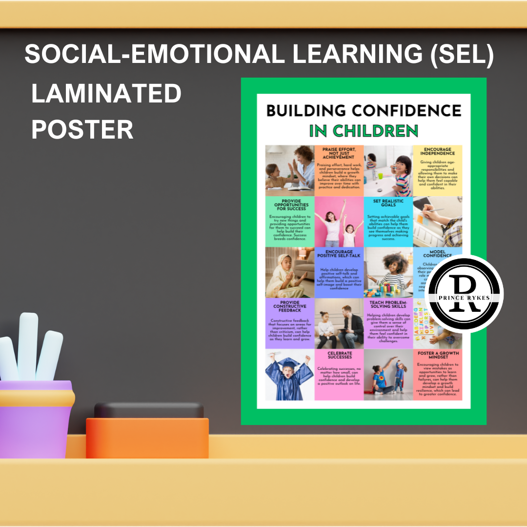 BULDING CONFIDENCE IN CHILDREN (SEL) SOCIO-EMOTIONAL LEARNING CHARTS ...