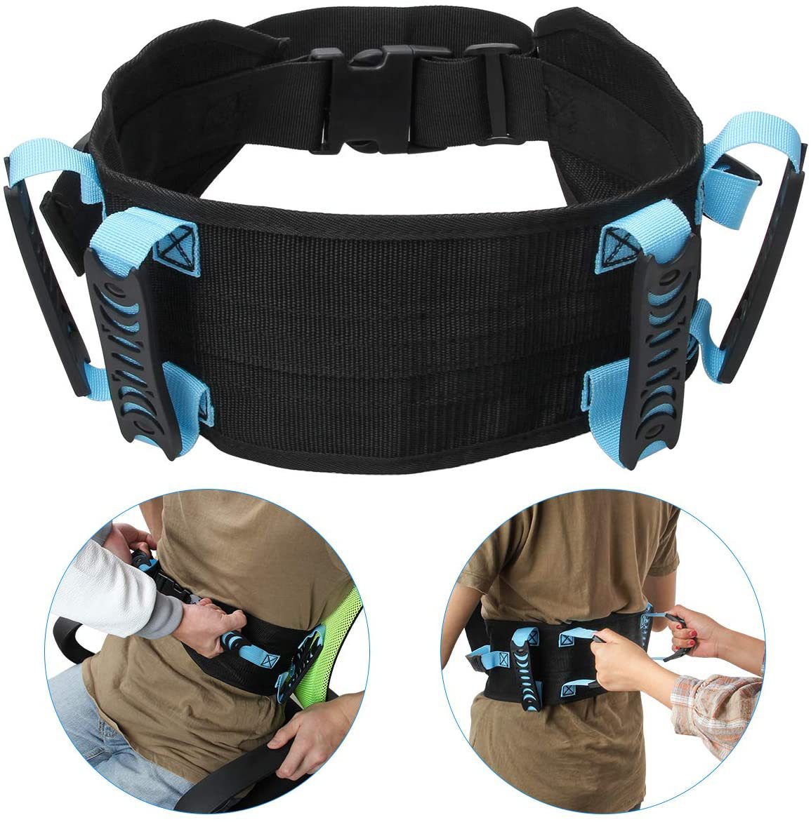 Patient Gait Belt Elderly Transfer Walking Belt Waist Traction Moving ...