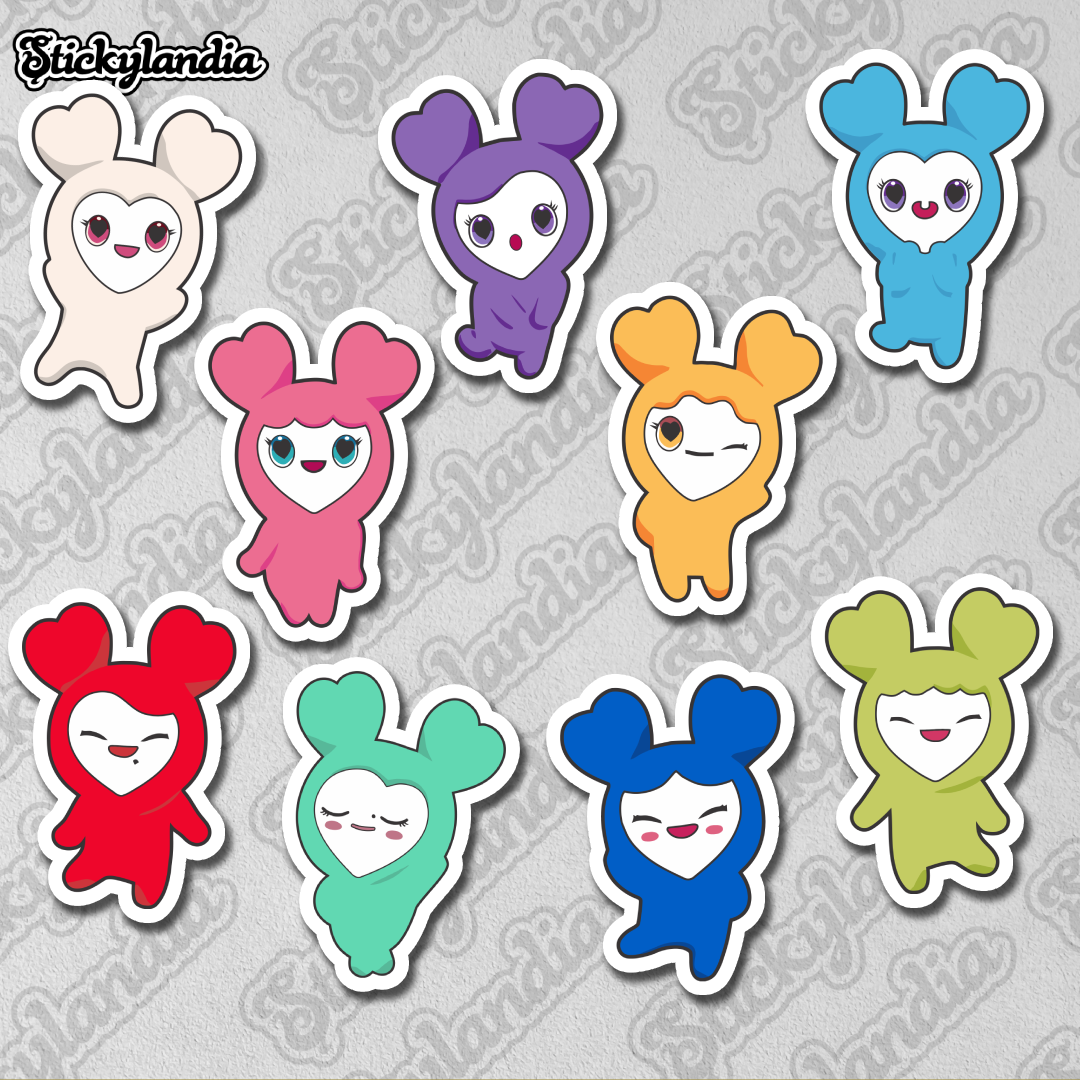 Stickylandia Twice Lovelys Kpop Waterproof Vinyl Sticker Set for Laptop ...