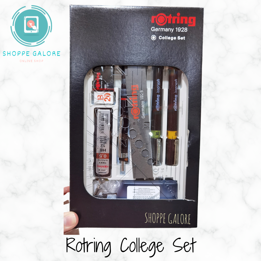 ROTRING TECH PENS TECHNICAL PEN SET COLLEGE SETS | Lazada PH