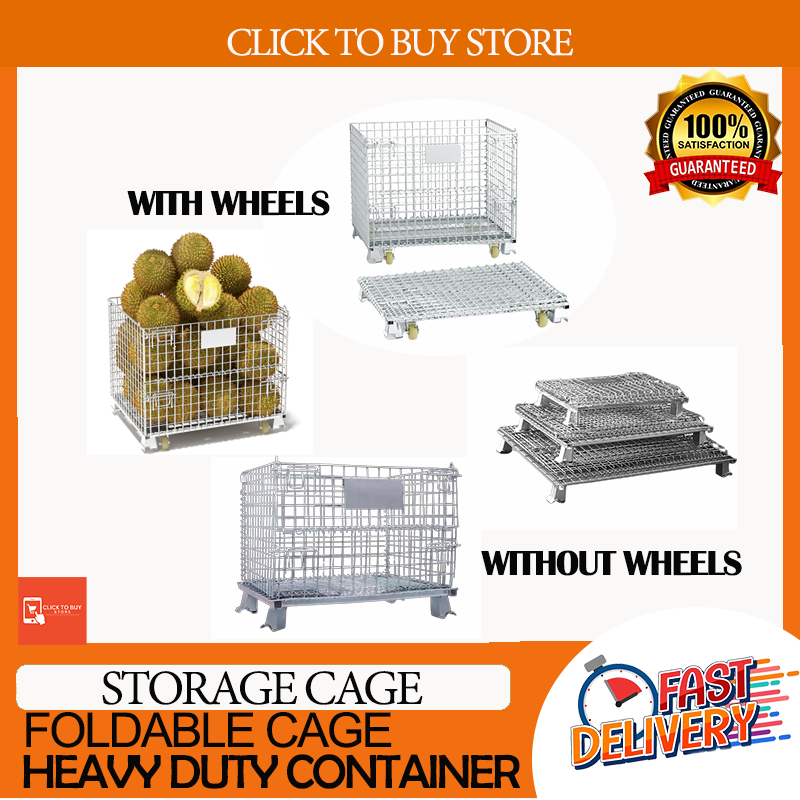 STORAGE CAGE WITH WHEELS AND WITHOUT WHEELS / HEAVY DUTY STORAGE CAGE ...