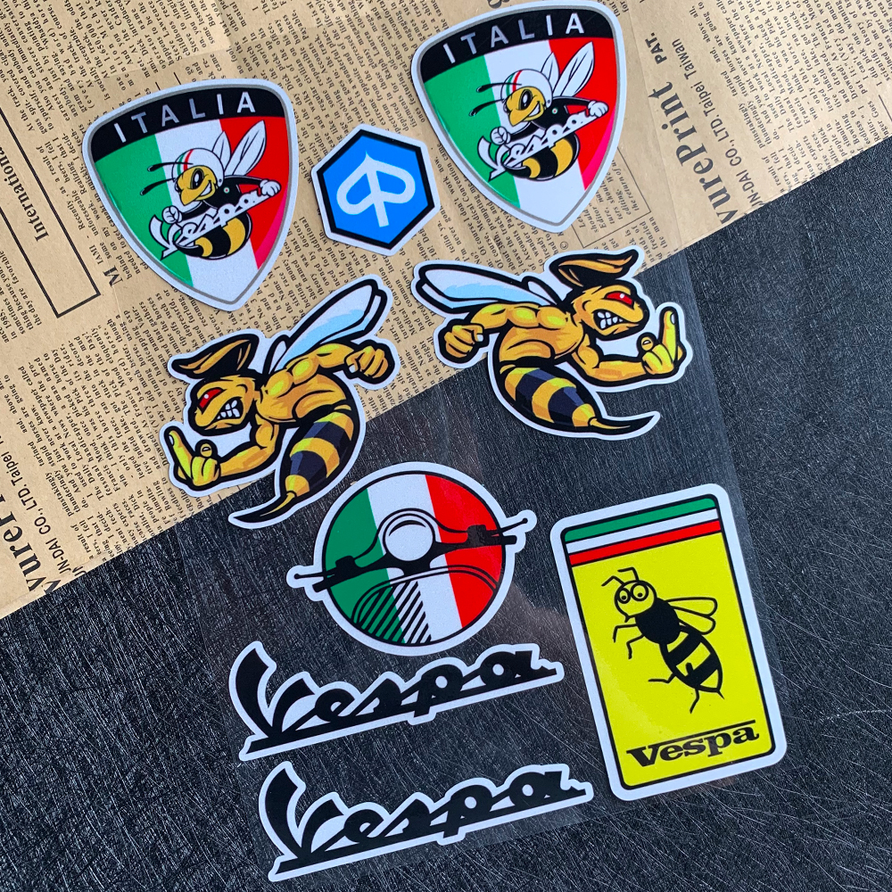 Electric Motorcycle Reflective Decals for Piaggio PIAGGIO VESPA Body ...