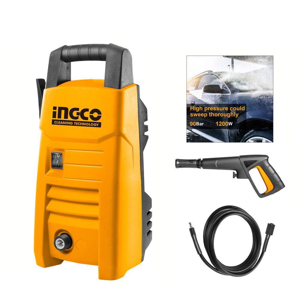 Ingco HPWR12001P 1200W High Pressure Washer with Auto Stop System IPT *OSOS* | Lazada PH