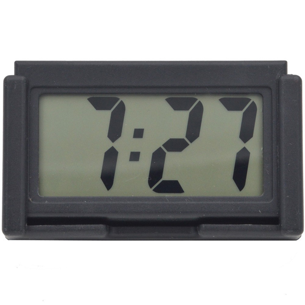 【XPS】 Self-adhesive Digital Clock Dashboard Mini Calendar Portable LCD ...