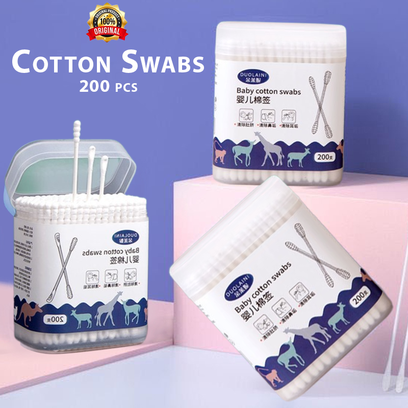 Sterile Baby Swabs Ear And Nose Cleaning Swabs Double-ended Thin ...