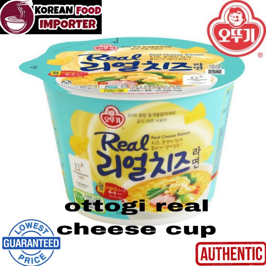 OTTOGI REAL CHEESE RAMEN BIG CUP 120g/authentic korean products | Lazada PH