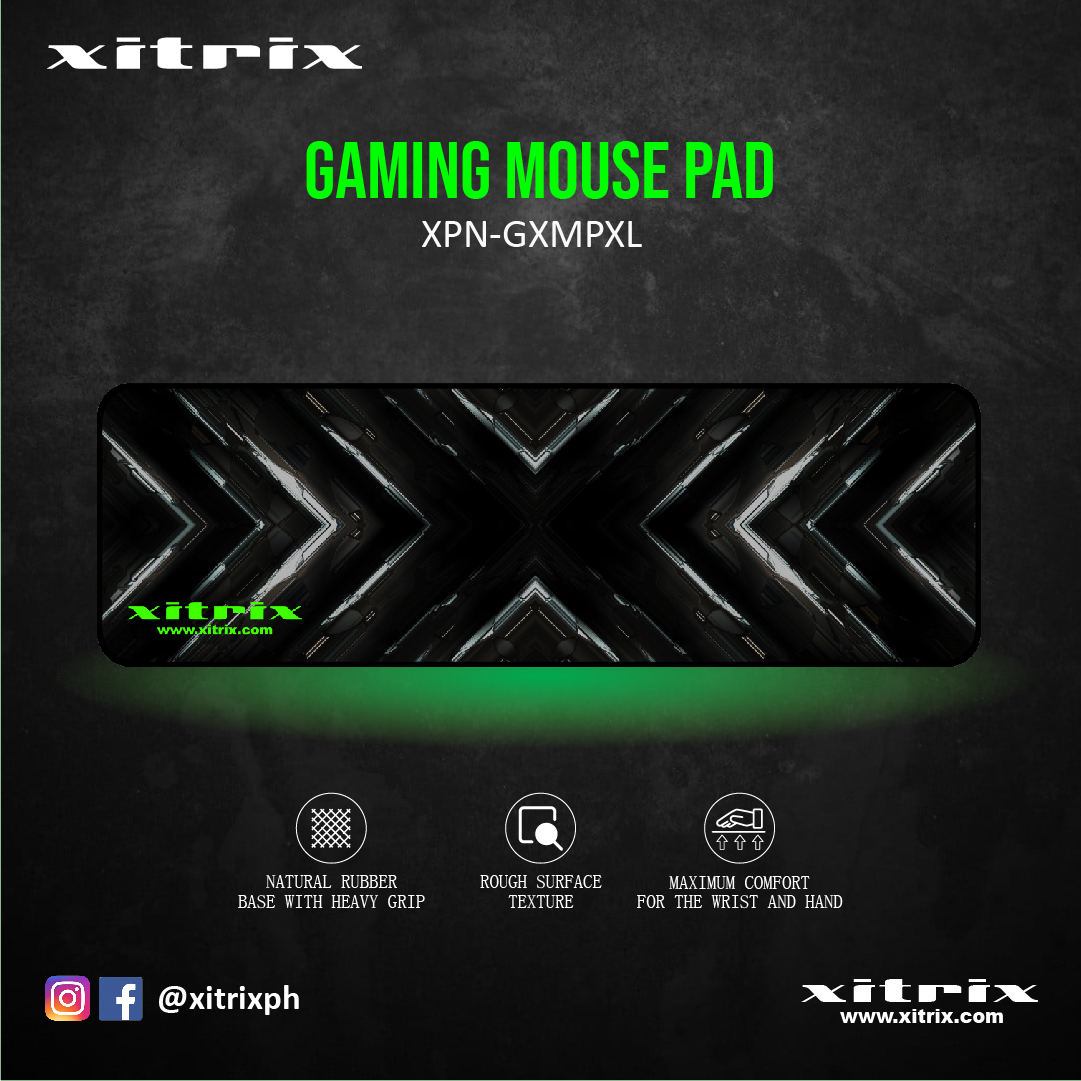 Xitrix GXMPXL XL- Size Elite Gaming Mouse (800mm x 250mm x 3mm) | Lazada PH