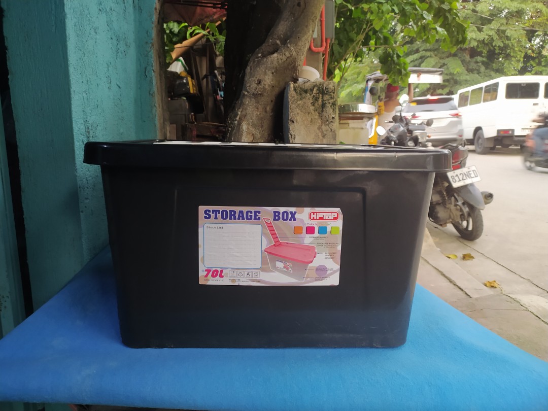 70 liters storage box (with wheels) | Lazada PH