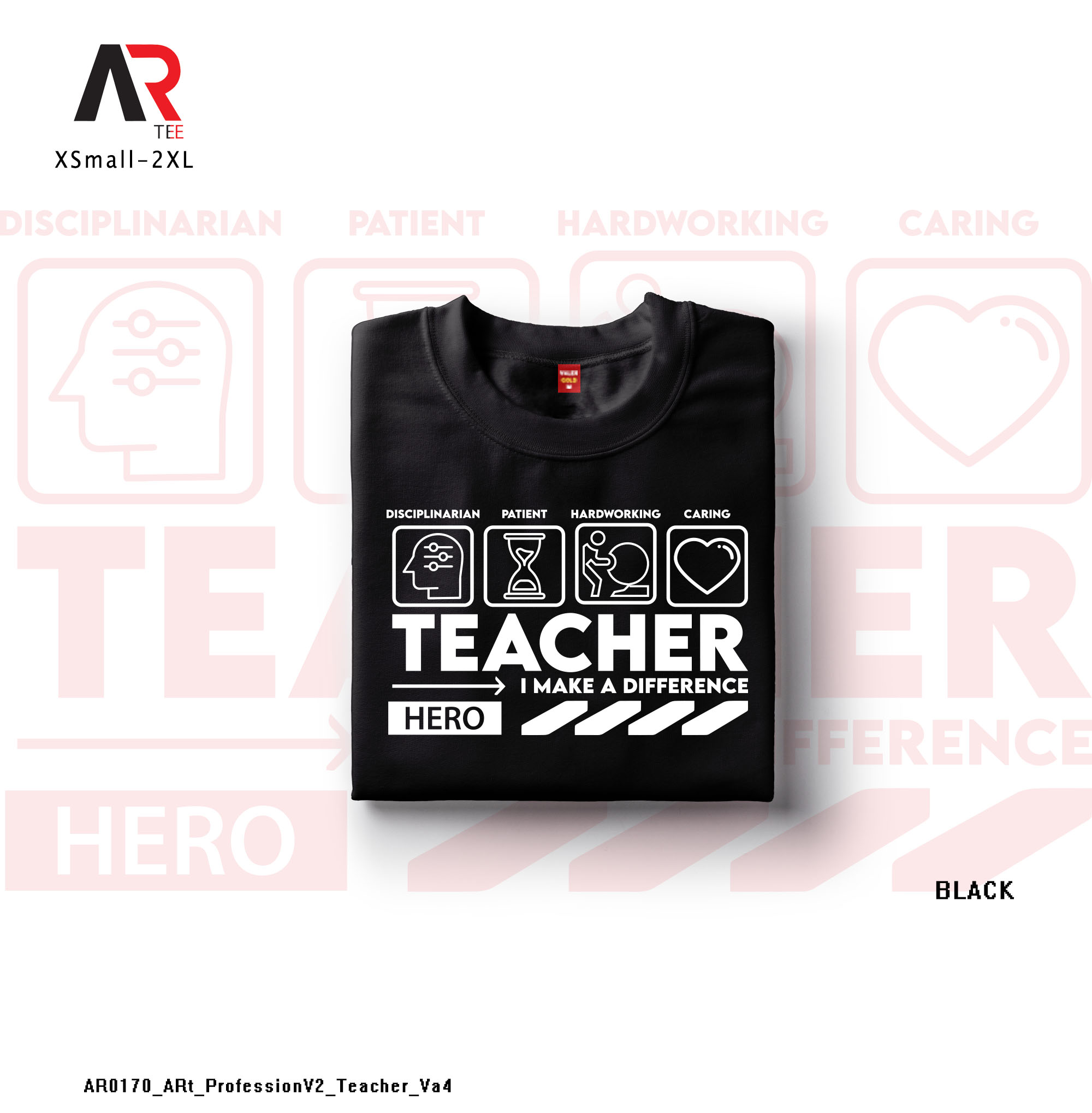 AR Tees Profession V2 Teacher Make Difference Shirt unisex Tshirt for ...