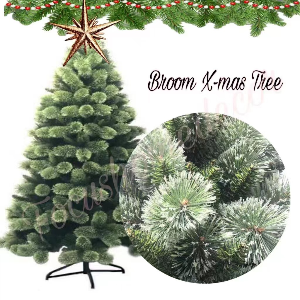 Dry Pine Broom Christmas Tree 3Feet&4Feet and 5FeetIndoor and Outdoor ...