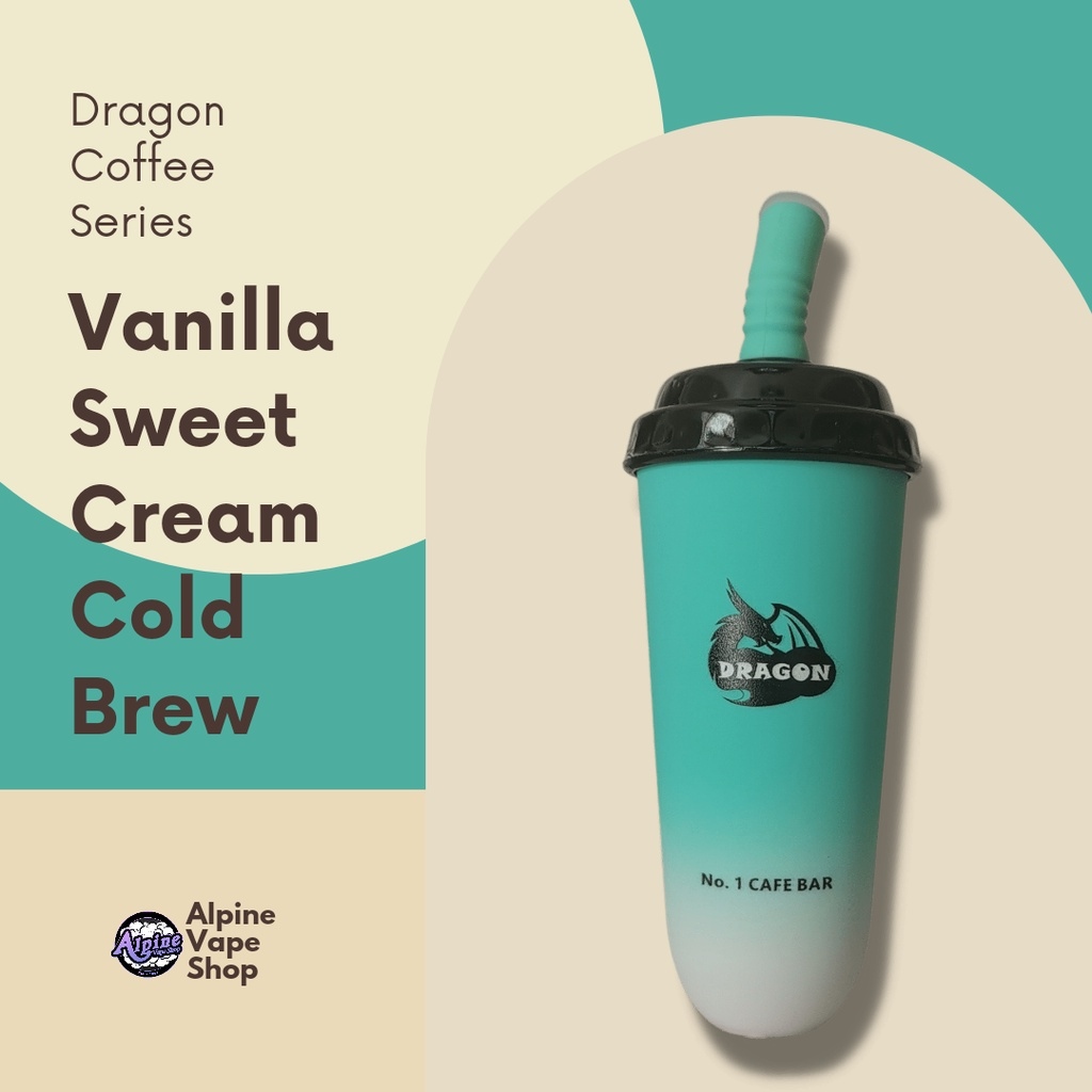 HOT DRAGON Coffee Series 6000 Puffs Rechargeable Disposable Vape Pod 6k ...