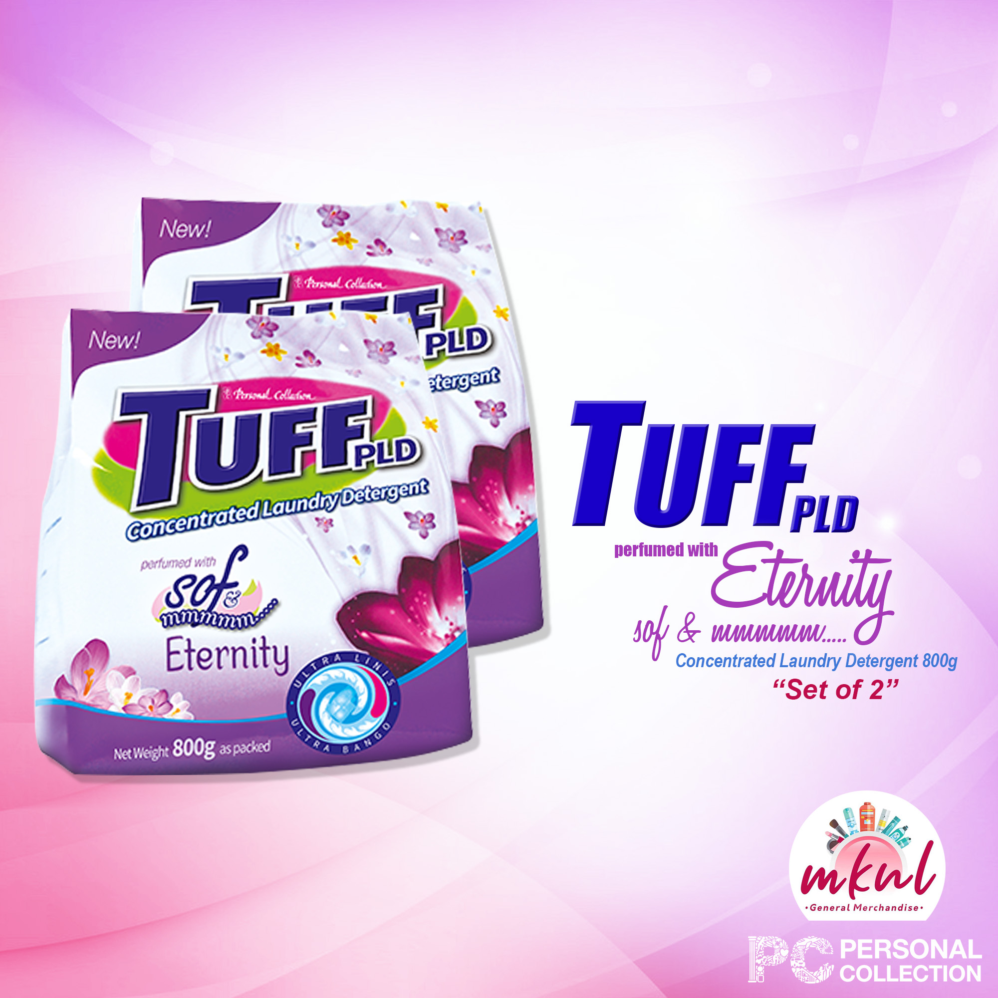 Tuff PLD Concentrated Laundry Detergent with Eternity 800G SET OF 2 ...