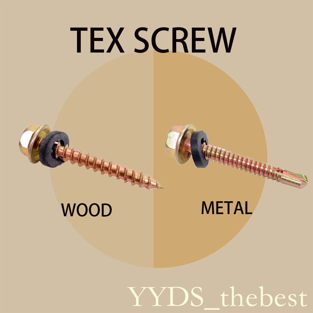 tex screw self tapping screw tek screw for wood and metal（100pcs ...