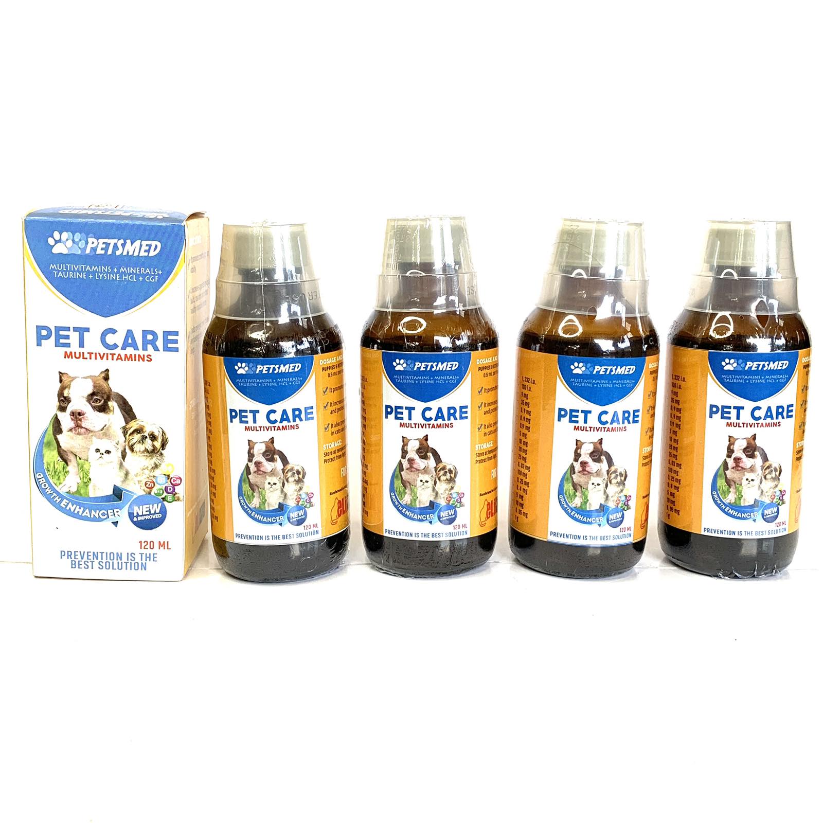 [FCR AGRIVET] 4pcs Pet Care Multivitamins for Pet 120 ml / Vet Supplies ...