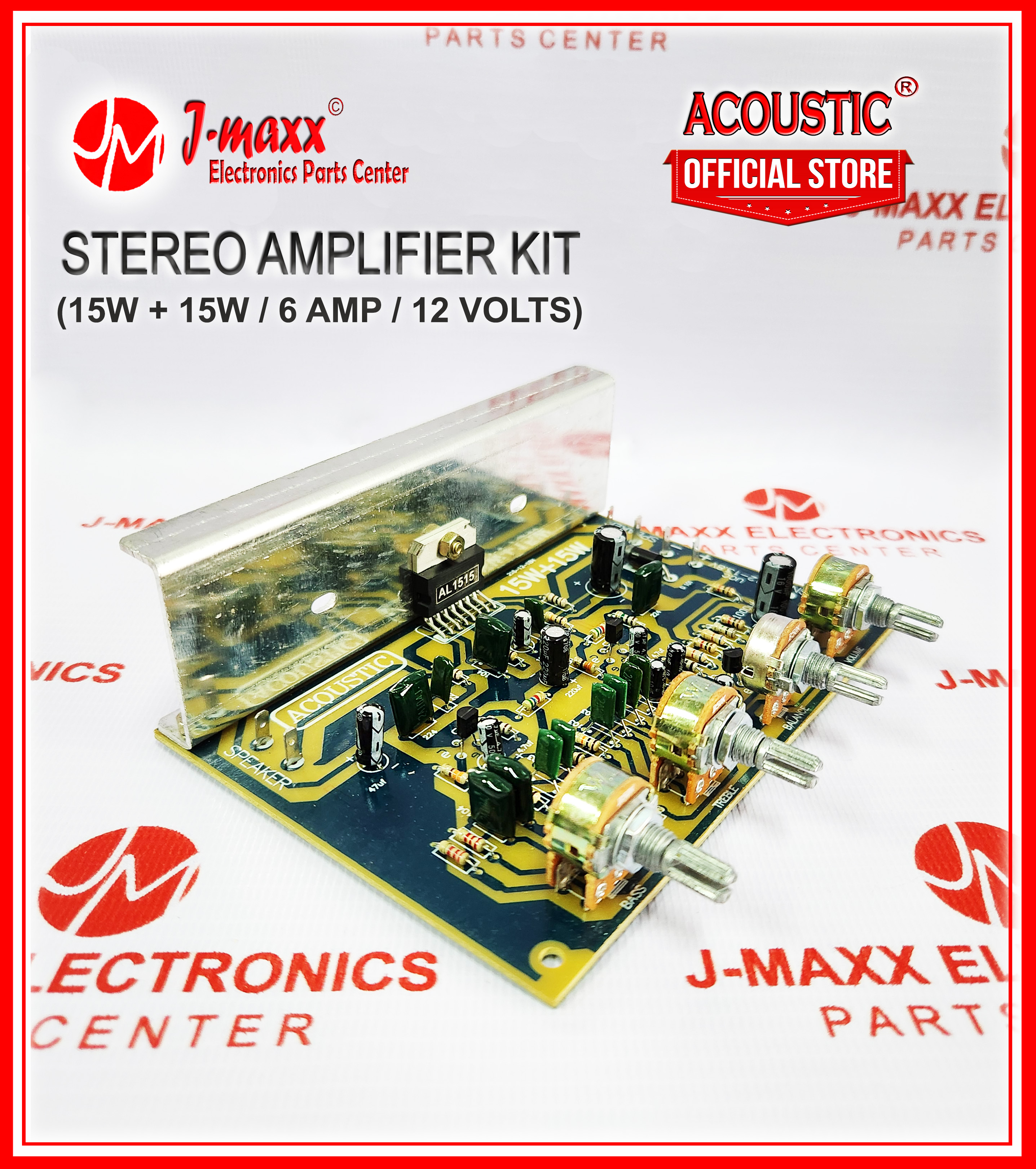ACOUSTIC AMPLIFIER KIT 15W + 15W STEREO (12V, 6AMP) | Lazada PH