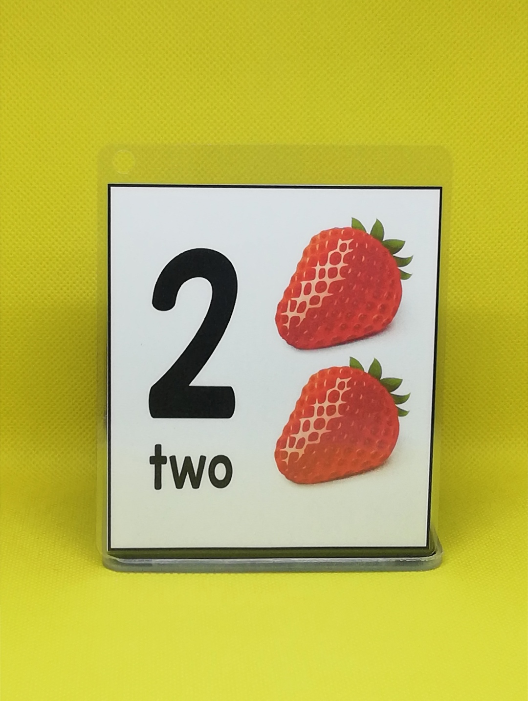 Flashcards for kids Flashcards Set Numbers 1-10 Different Fruits ...