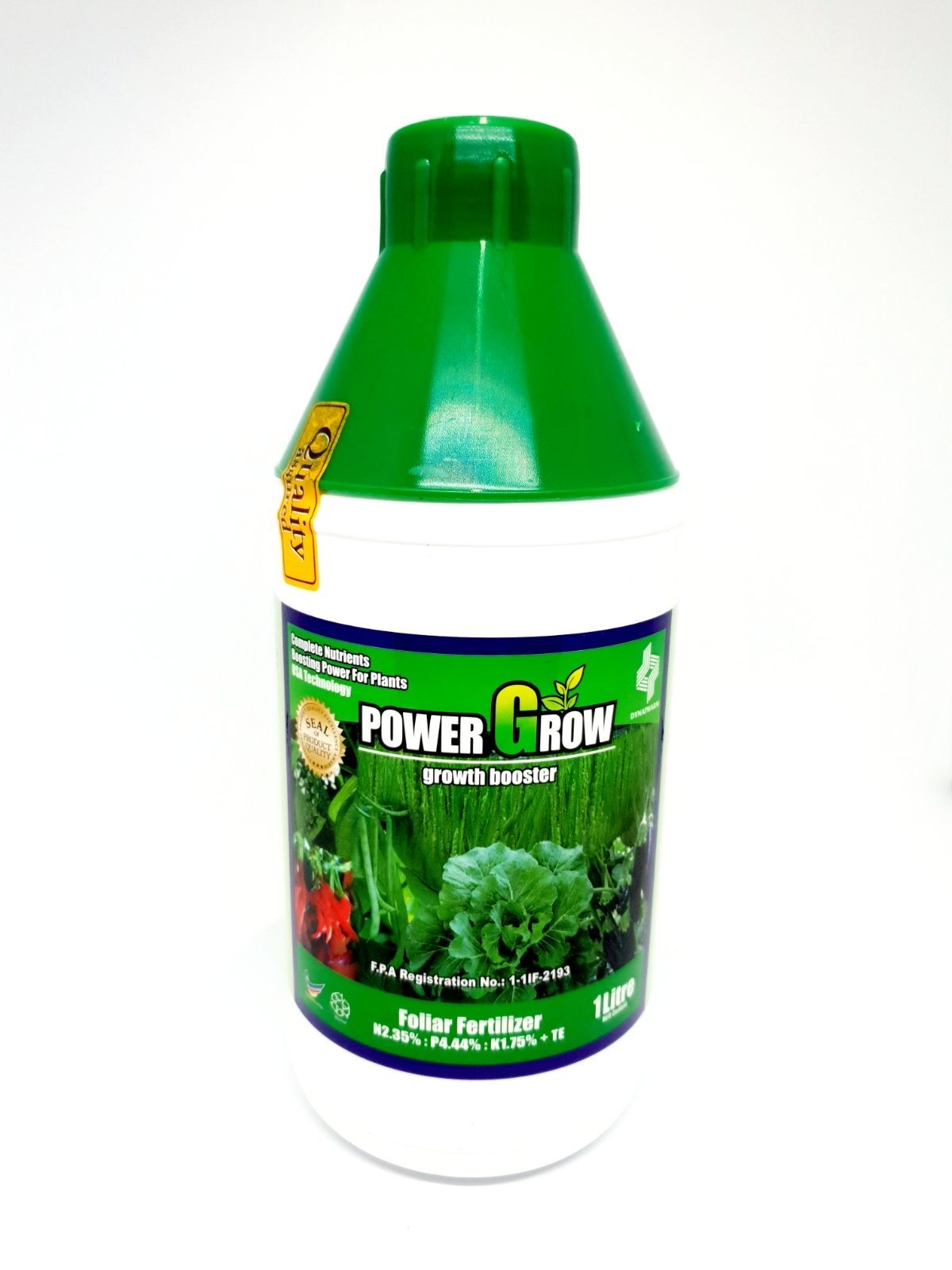 POWER GROW ORGANIC FOLIAR FERTILIZER GREEN & RED LITER FOR GROWTH ...
