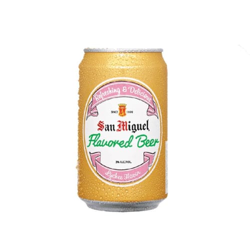 San Miguel Lychee Flavored Beer (330mL) | Lazada PH