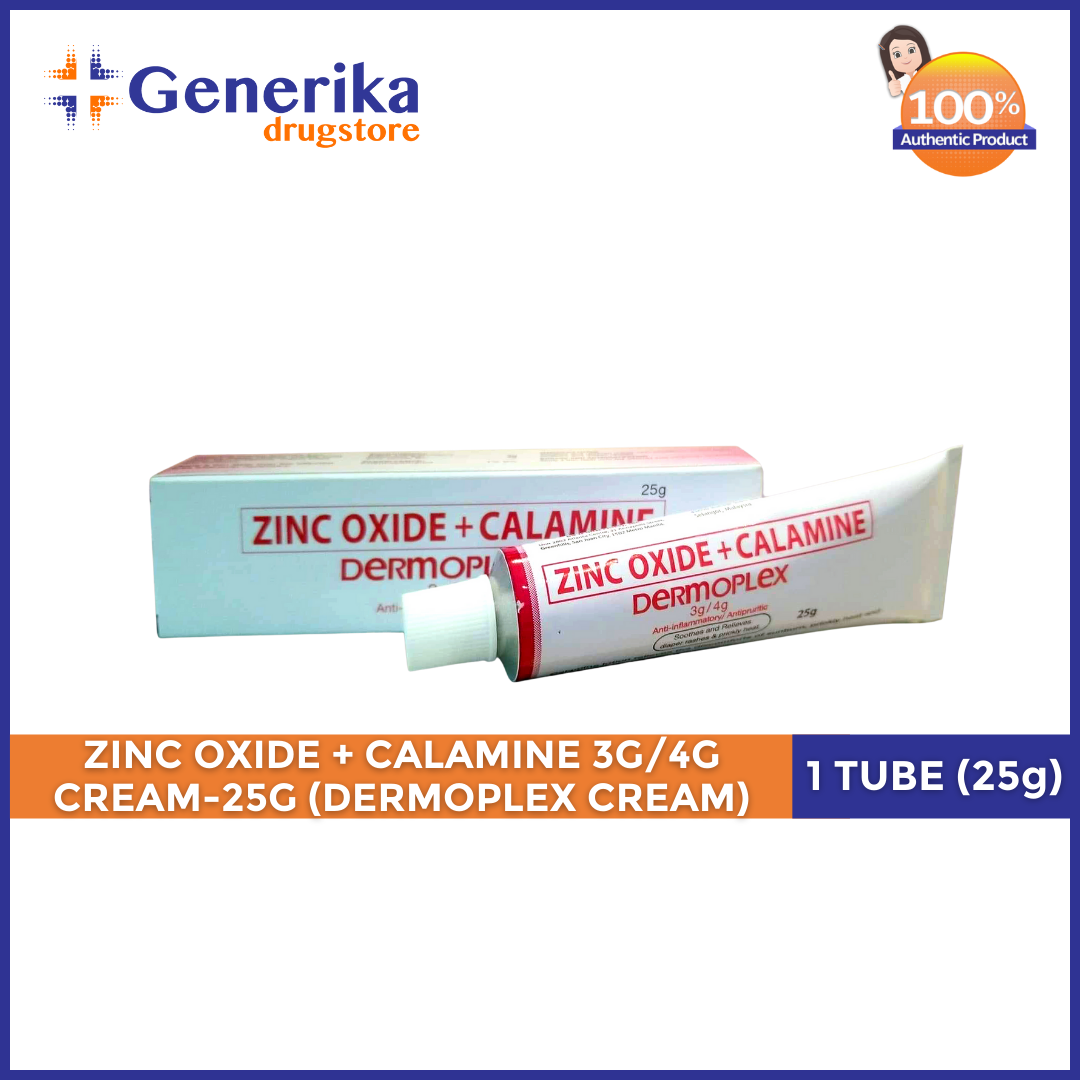 Dermoplex Cream (Zinc Oxide + Calamine 3g/4g | Lazada PH