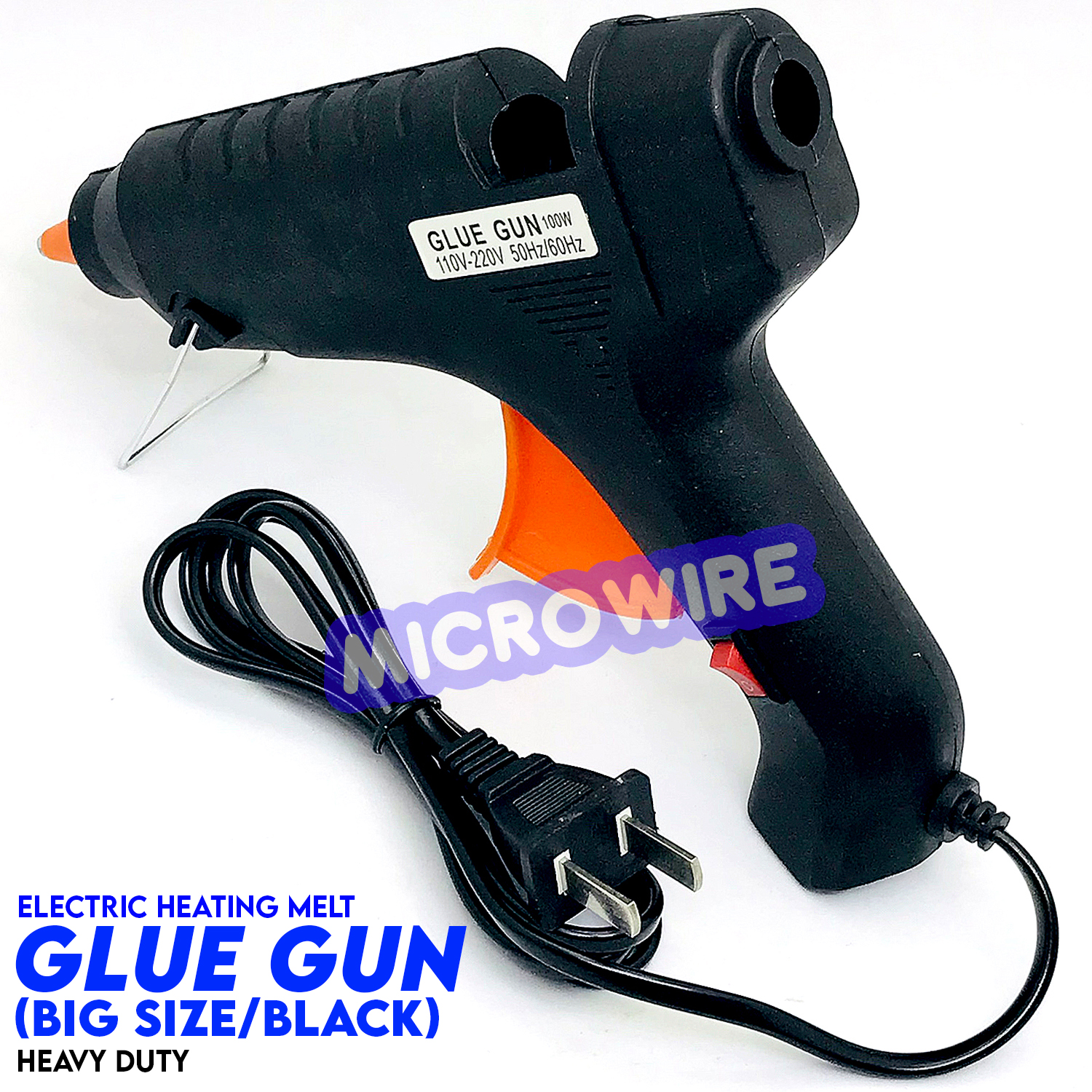 Glue Gun BIG SIZE 110V-220V 100W Black Color Heavy Duty | Lazada PH