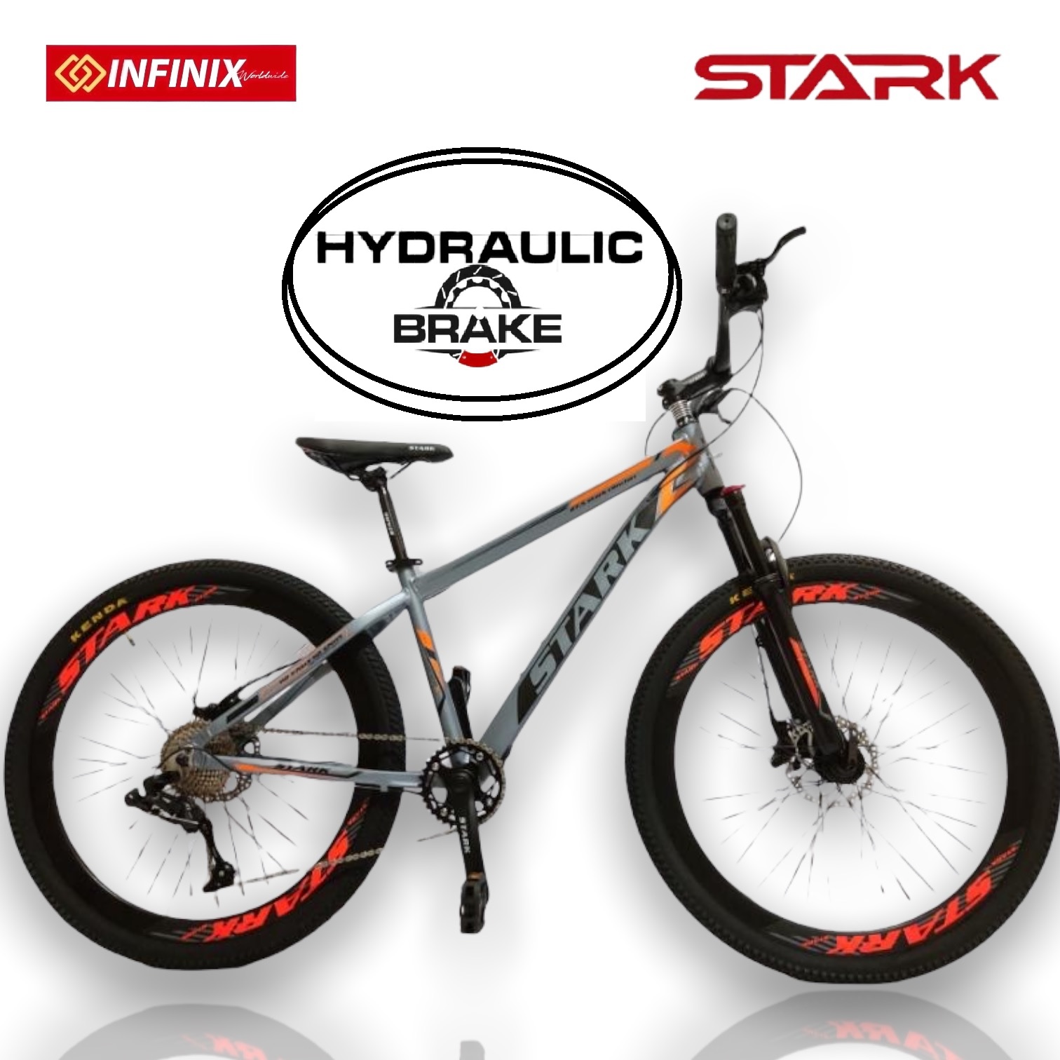 Stark Clincher MTB 27.5 / Mountain Bike with Lock out Fork and ...