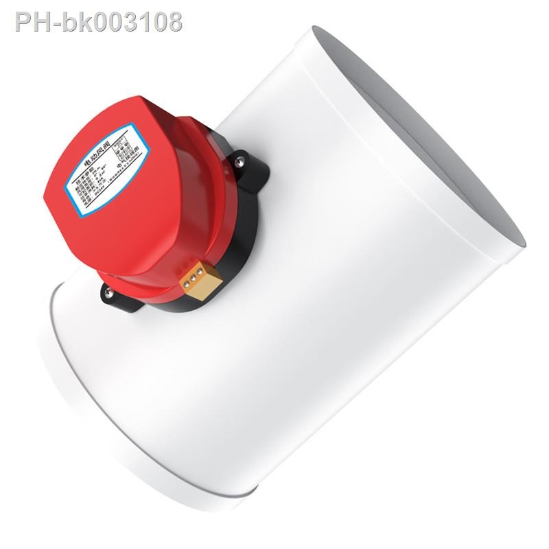 6 inch plastic electric air valve motorized damper valve HVAC duct ...