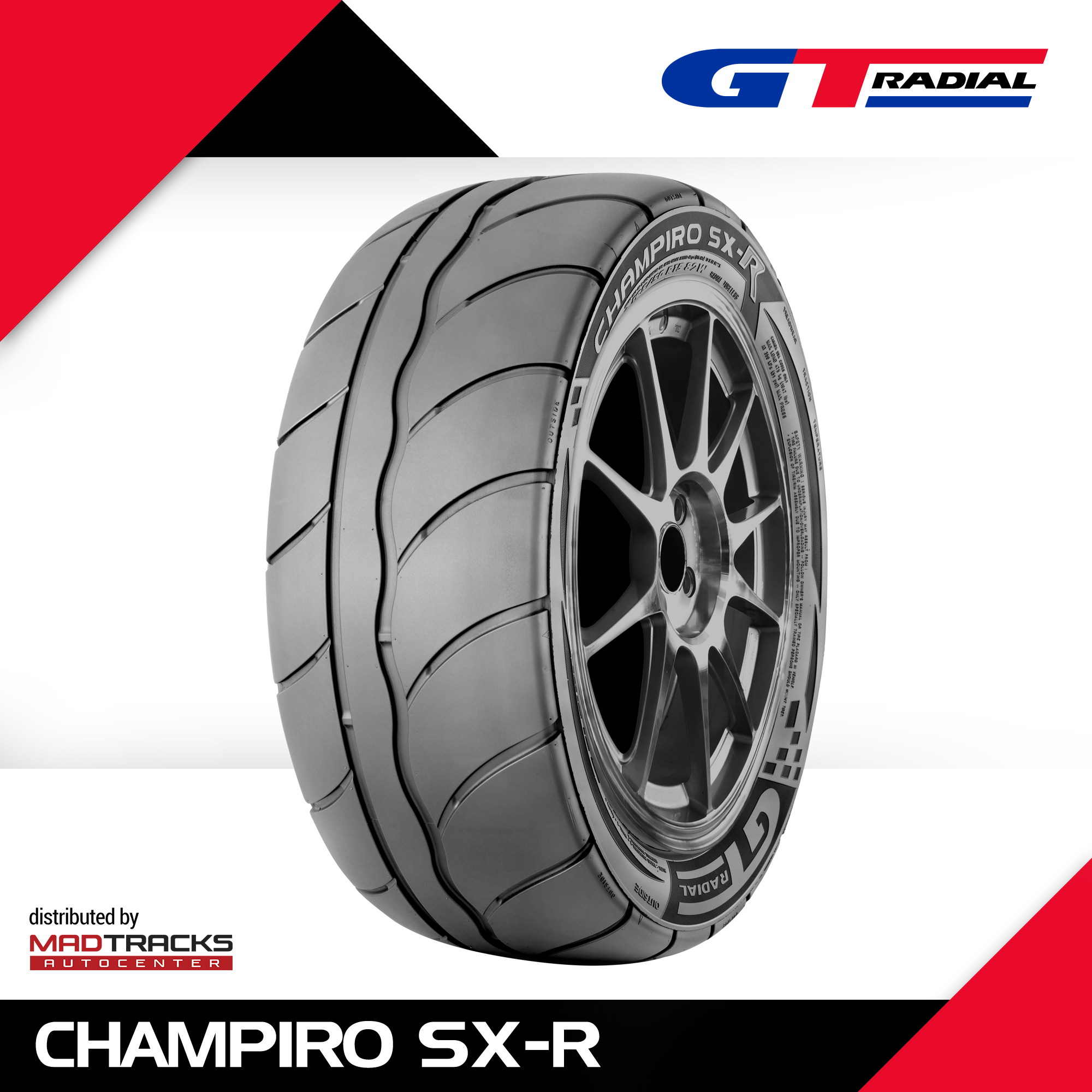 GT Radial 215/45 R17 87W CHAMPIRO SX-R Tire (215/45R17 Gajah Tunggal ...