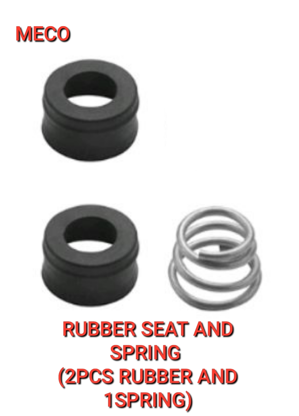 MECO RUBBER SEAT & SPRING REPLACEMENT FOR FAUCET STEM | Lazada PH
