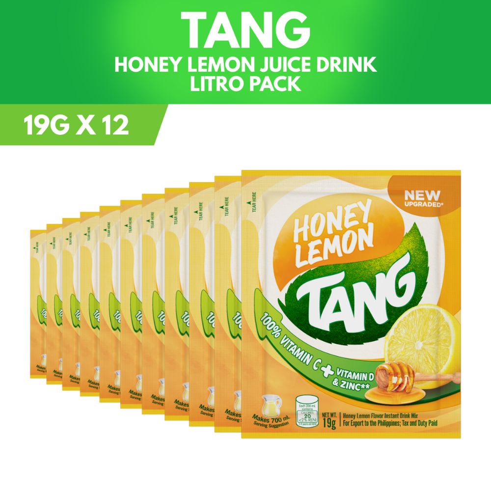 Tang Honey Lemon Litro 19G - Pack of 12 | Lazada PH