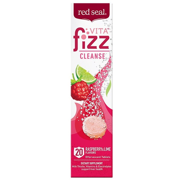 Red Seal Vita Fizz Cleanse Raspberry & Lime 20 Effervescent Tablets ...