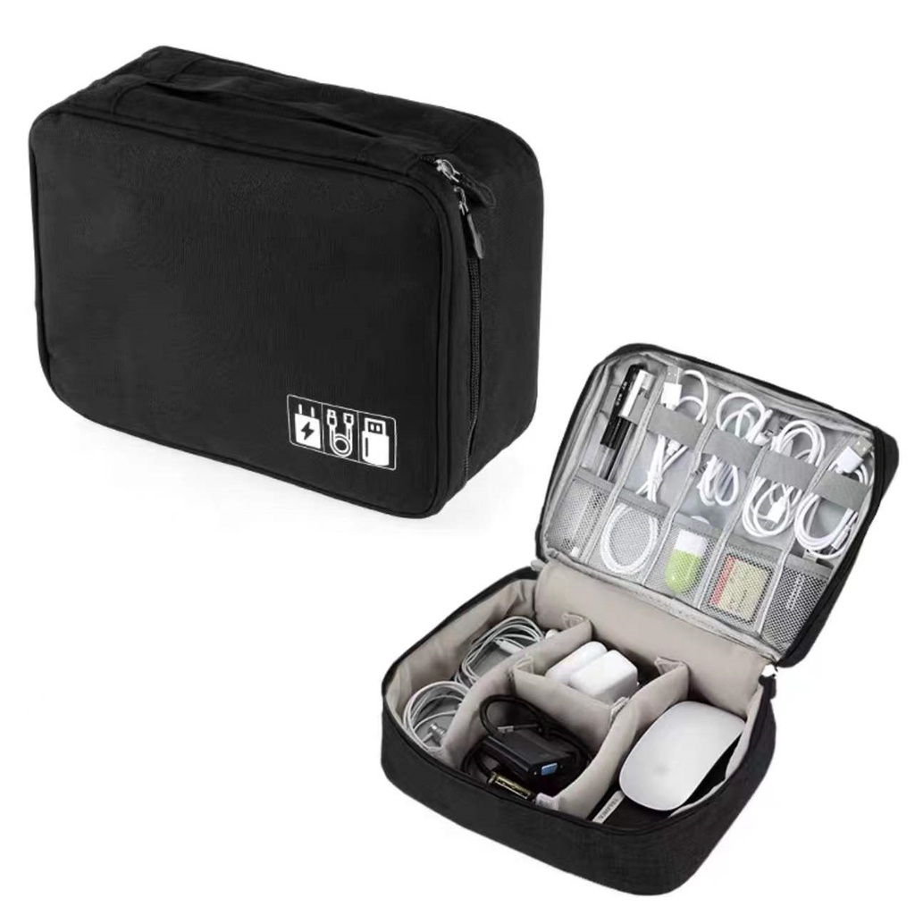 Travel Gadget Storage Bag Waterproof Electronic Powerbank Cable ...