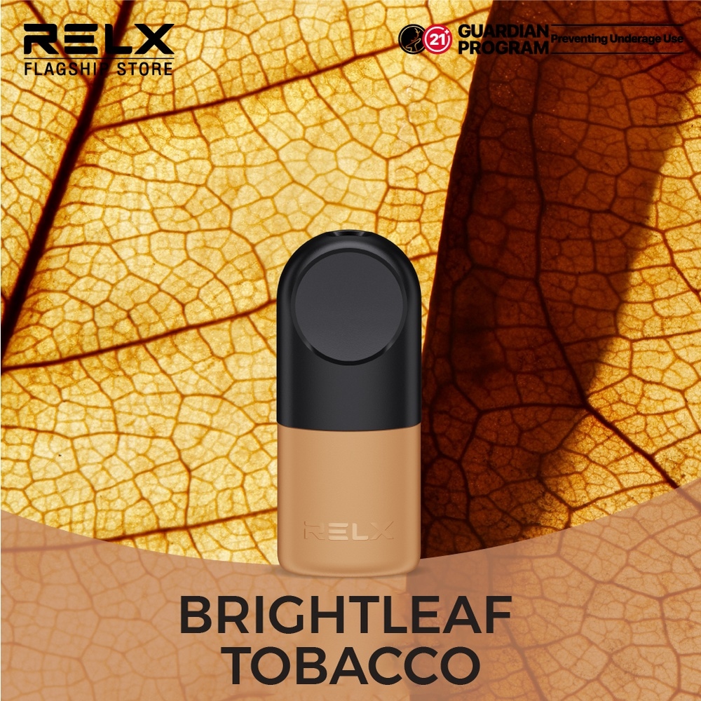 RELX Pod Pro -1 Pod Pack- Brightleaf Tobacco 50mg/g-STD (Vape Juice ...