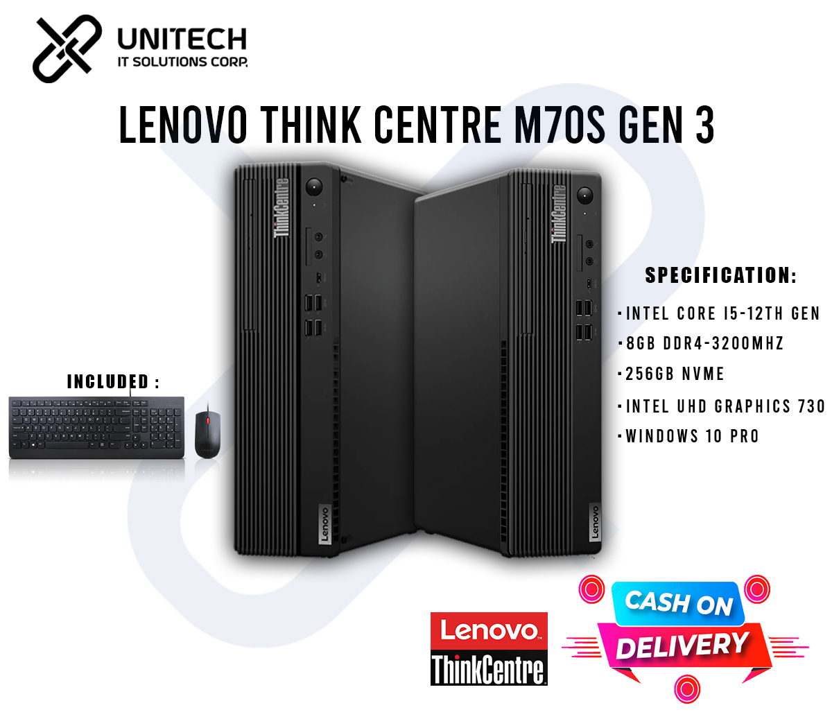 LENOVO THINKCENTRE M70S & M70T GEN3 SYSTEM UNIT | Lazada PH