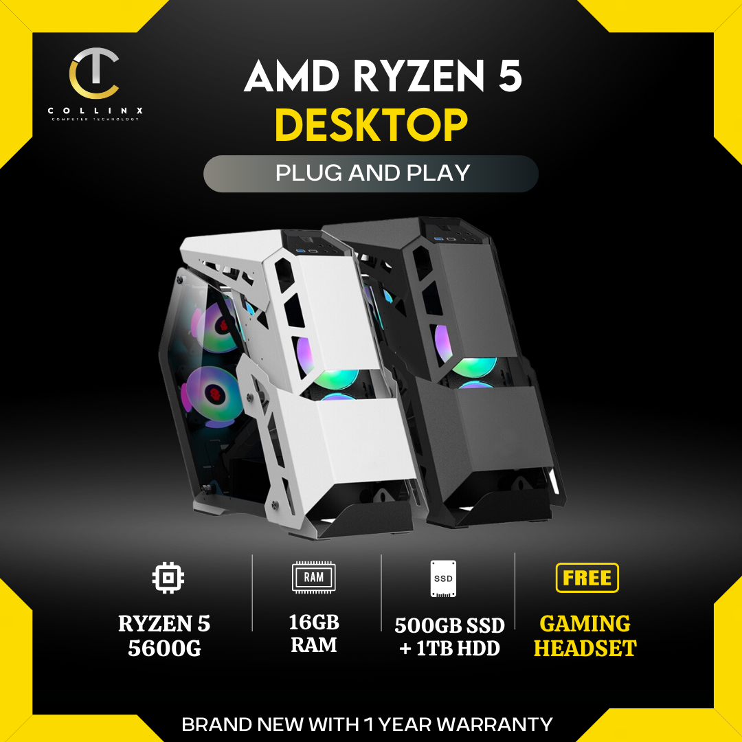 [ CUSTOM GAMING ROBOT PC BUILD ] AMD RYZEN 5 5600G DESKTOP | Ready to ...
