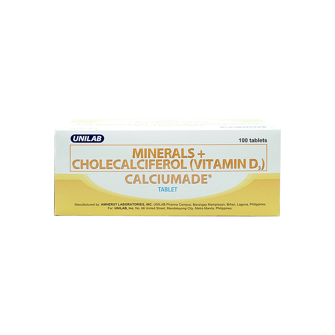 Calciumade Calcium+Vitamin D3+Minerals (4 pcs/pack) | Lazada PH