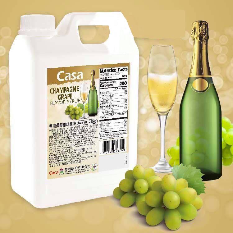CASA CHAMPAGNE GRAPE FLAVOR SYRUP 2.5KG | Lazada PH